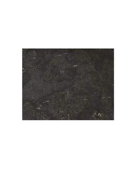 Table en pierre bleue et chêne Tulipa ovale