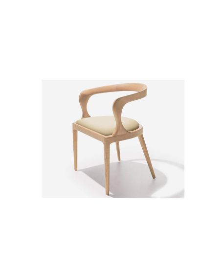 Chaise en bois massif design Bazk - Belta Frajumar