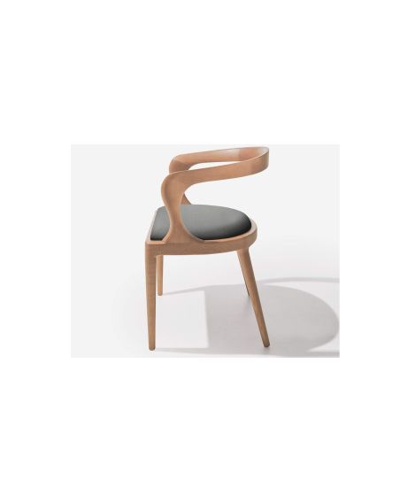 Chaise en bois massif design Bazk - Belta Frajumar