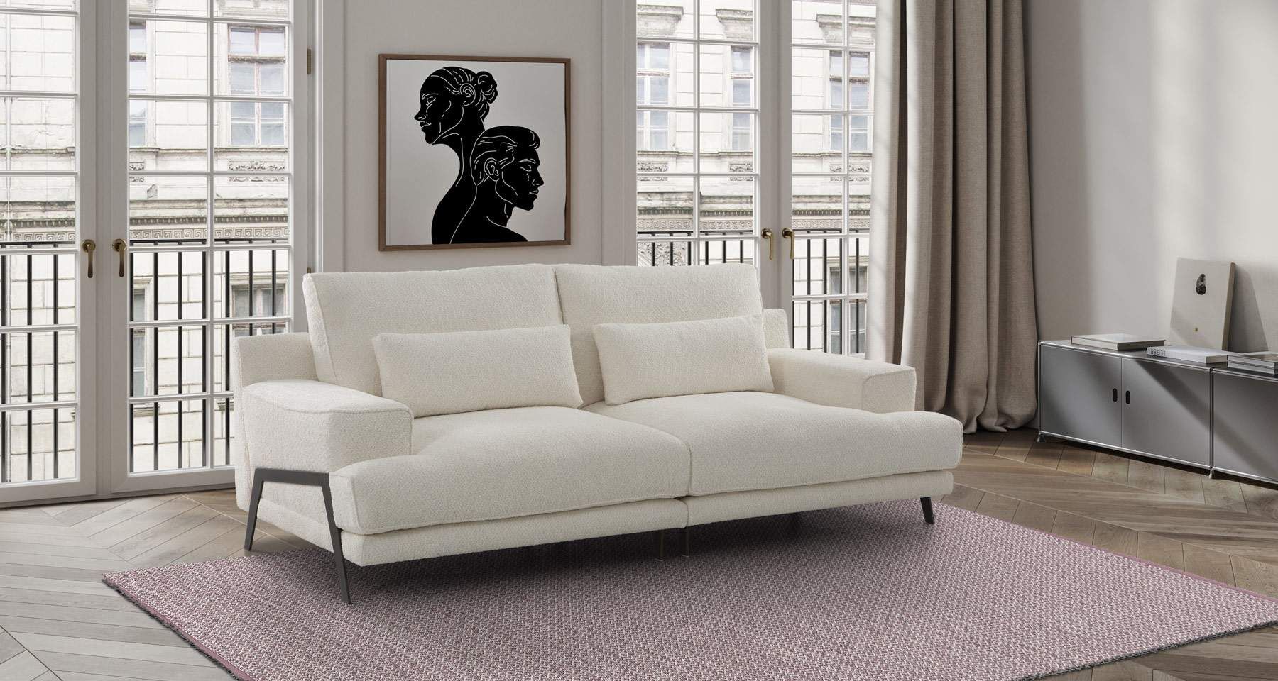 Decostock : Canapé personnalisable, Canapé convertible Rapido