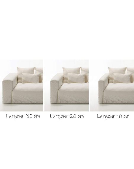 Canapé XL au confort moelleux et profondeur 150 cm Maldives