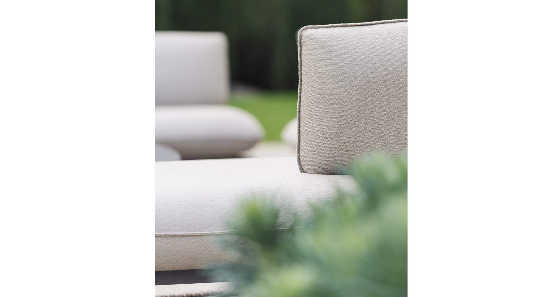 Chauffeuse 1 place moderne en tissu imperméable Todo - Gescova