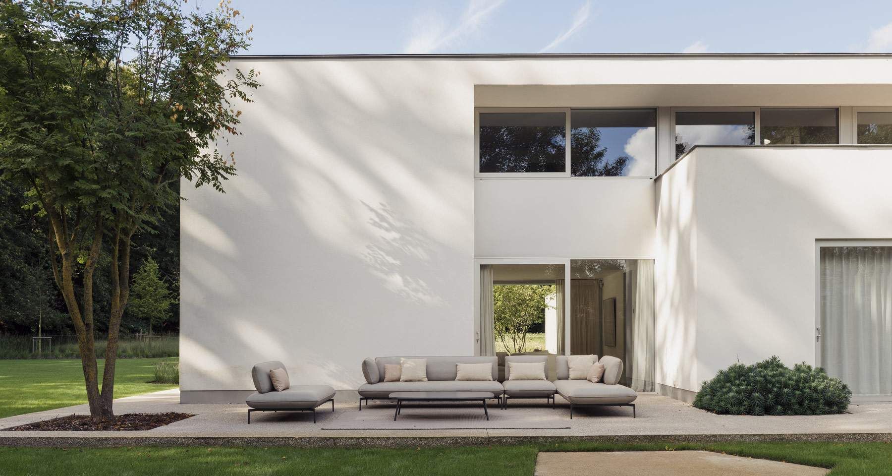 Chauffeuse 1 place moderne en tissu imperméable Todo - Gescova