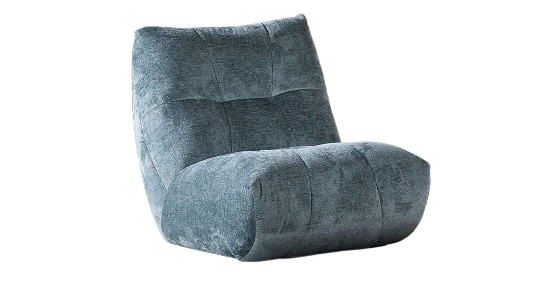 Canapé et chauffeuse modulable finition capitonnée Sutton