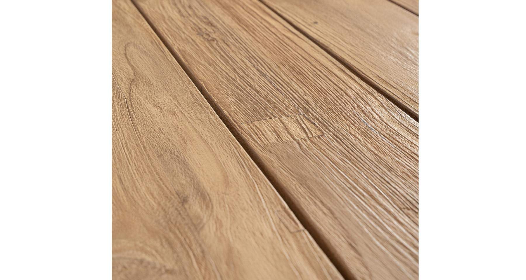 Table d'extérieur 200 cm ou 240 cm en teck recyclé Maverick - Bizzotto