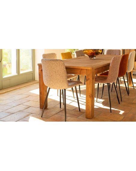 Table extensible 14 personnes en pin recyclé Mavora - Athezza