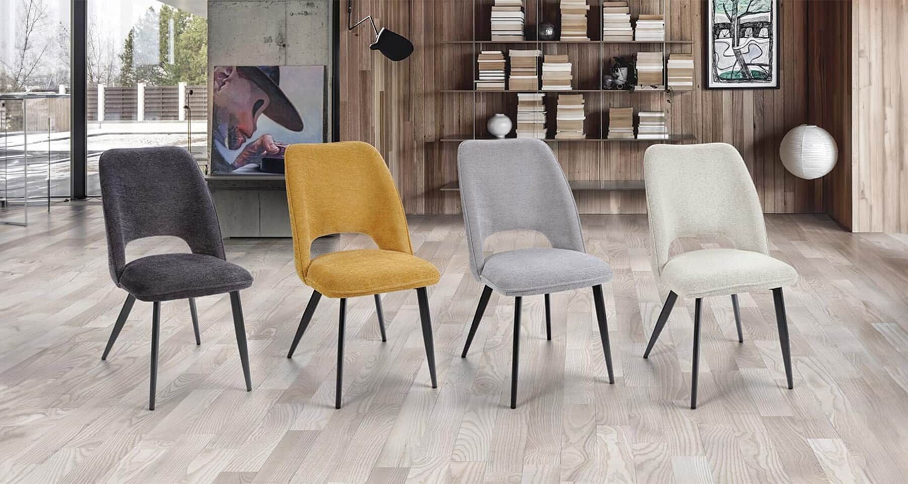 Lot 2 chaises Roxane - Girardeau