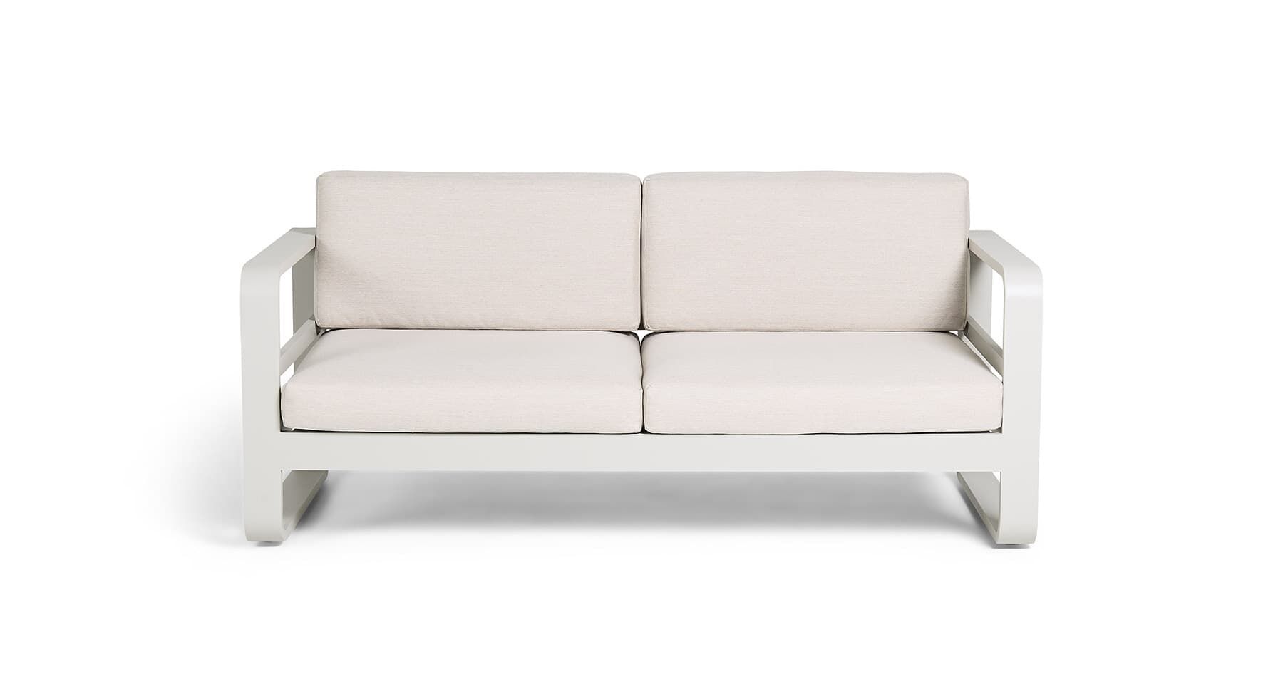 Canapé de jardin alu tissu Sunbrella Reno - Jati Kebon