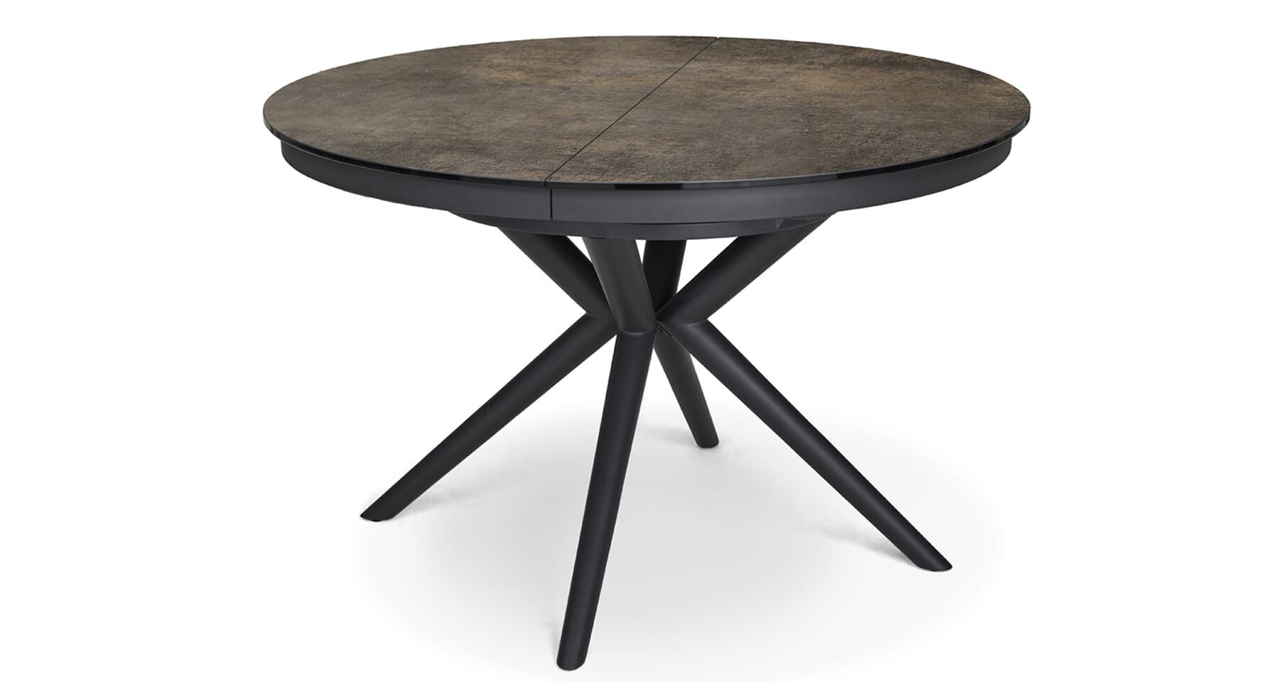 Table ronde 120 cm extensible Orchidée - Girardeau