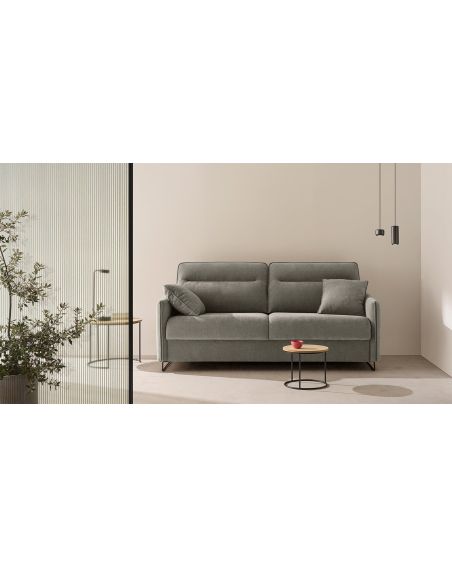 Canapé-lit design Thiago : matelas épais 18 cm, ouverture rapide