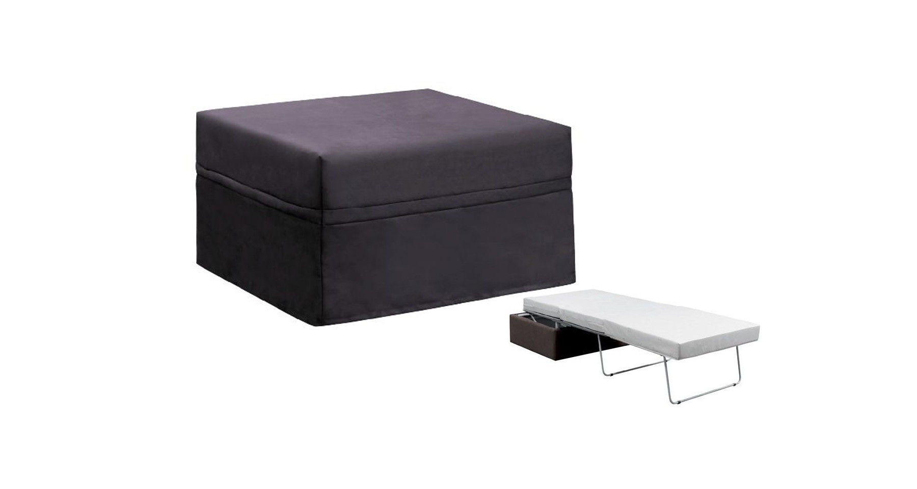 Pouf en tissu ou cuir personnalisable
