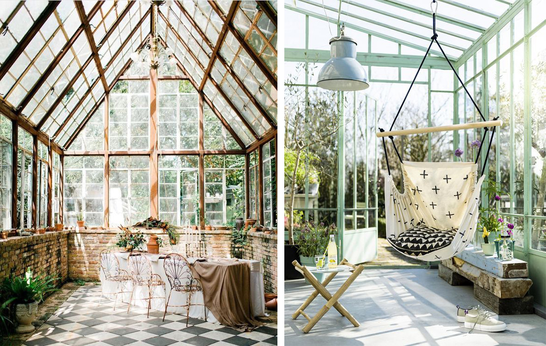 Rêve de jardinier : une serre dans le jardin...