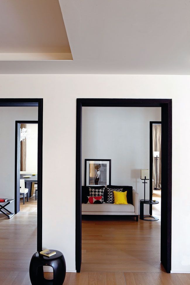 Encadrement De Porte Noir